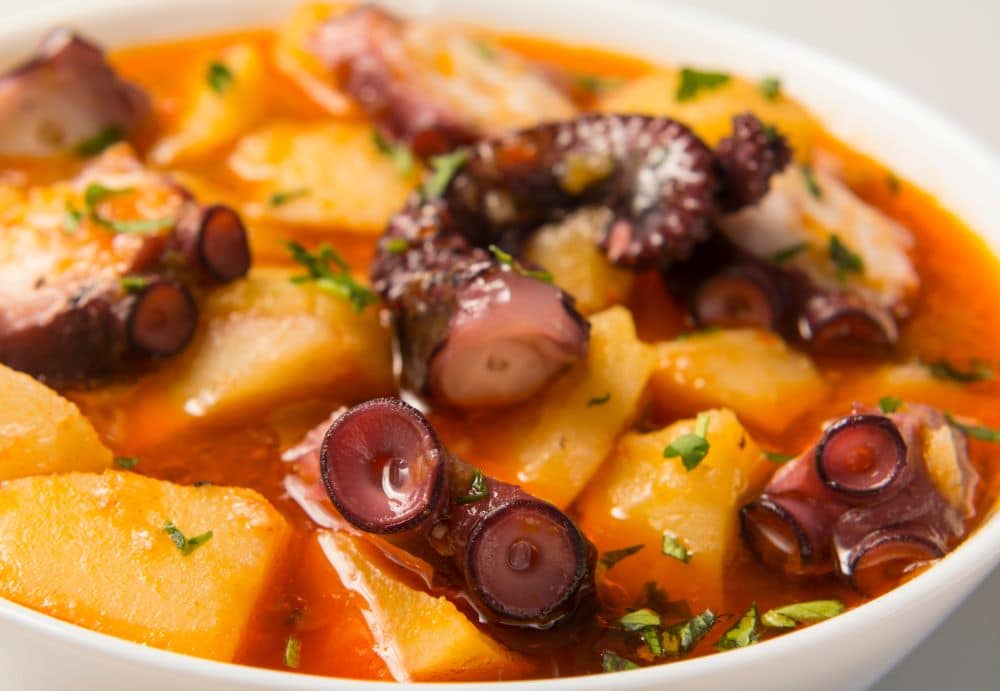 Octopus and Potato Stew - Frozen Fish Direct