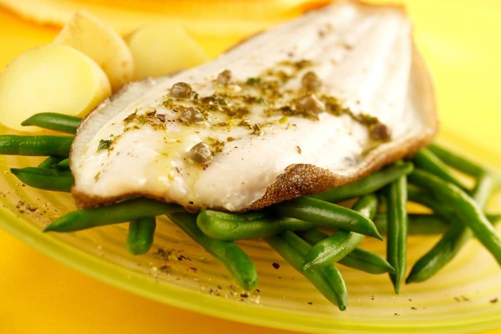 Poached Sole with White Wine Sauce - Frozen Fish Direct
