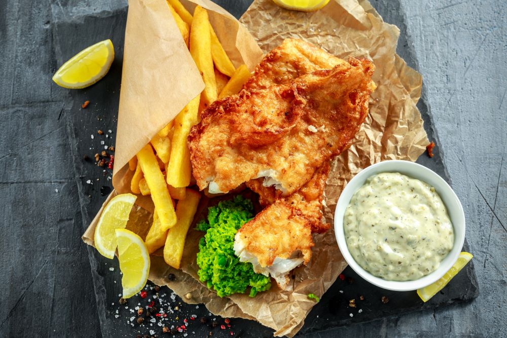 Fried Cod with Tartar Sauce - Frozen Fish Direct
