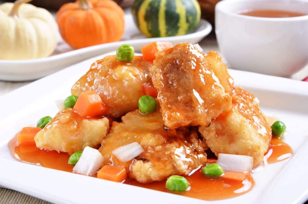 Fried Mullet with Sweet and Sour Sauce - Frozen Fish Direct