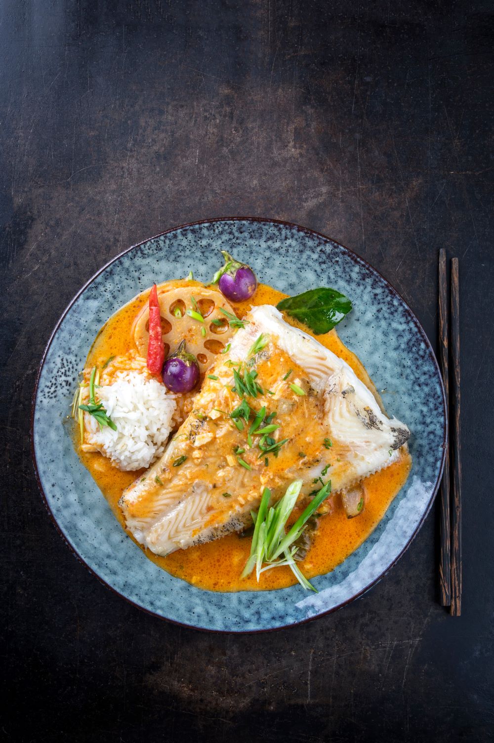 Halibut with Coconut Curry Sauce - Frozen Fish Direct