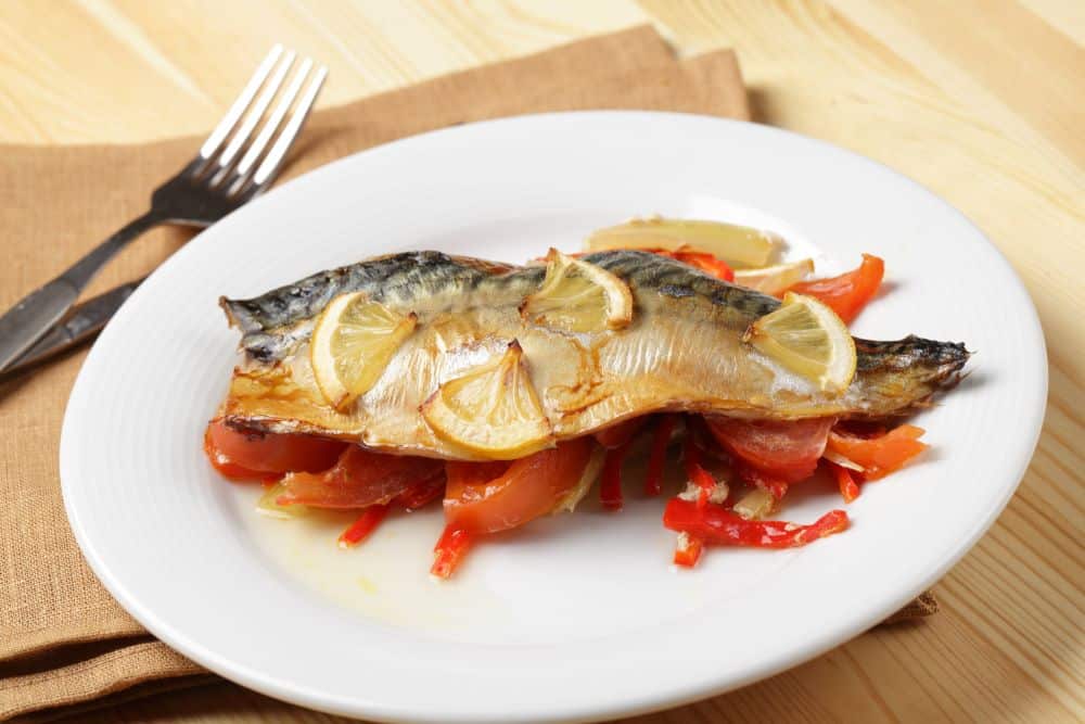 Mackerel with Tomato and Basil - Frozen Fish Direct