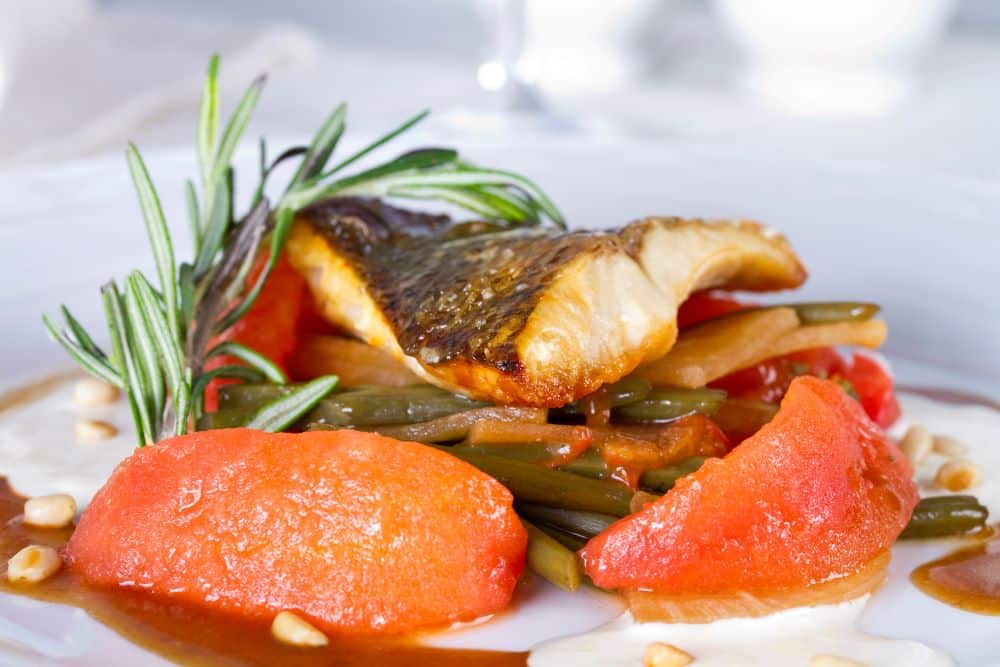 Perch with Tomato-Basil Sauce - Frozen Fish Direct