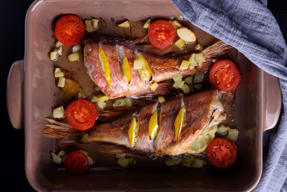 Red Snapper with Lemon-Caper Sauce - Frozen Fish Direct