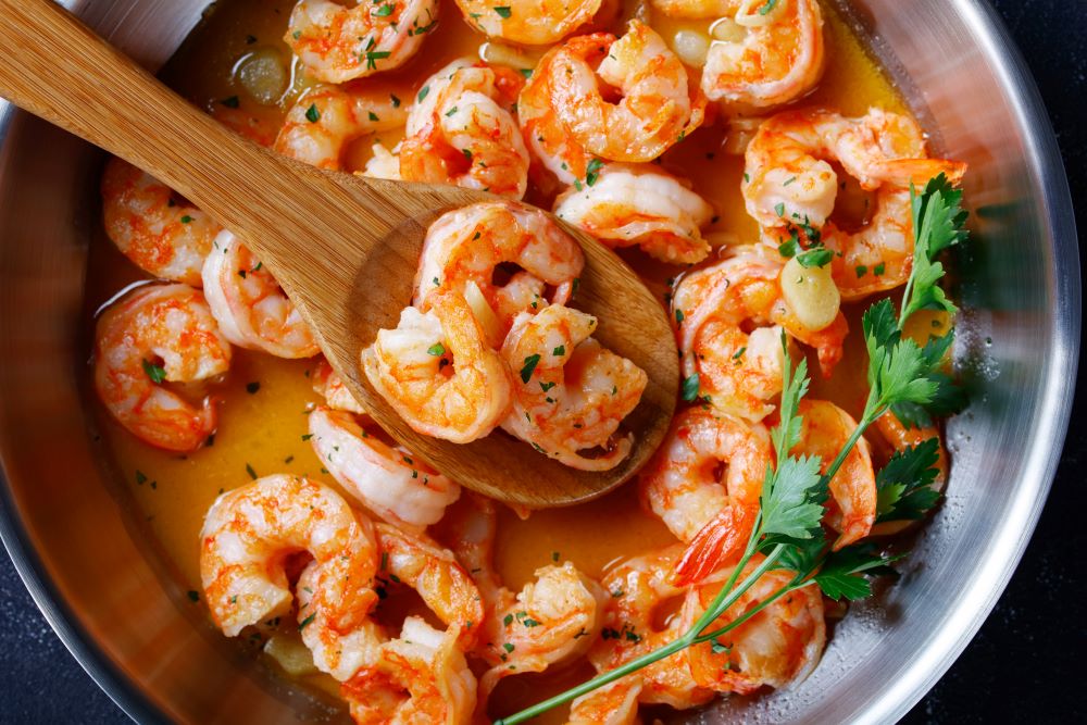 Saffron Shrimp Scampi - Frozen Fish Direct