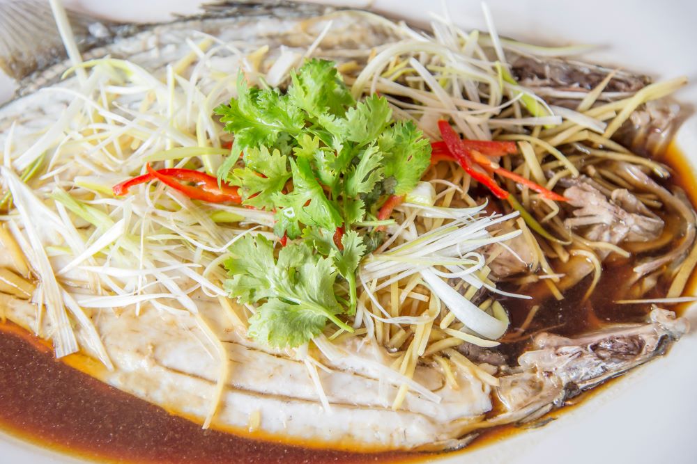 Steamed Pomfret - Frozen Fish Direct